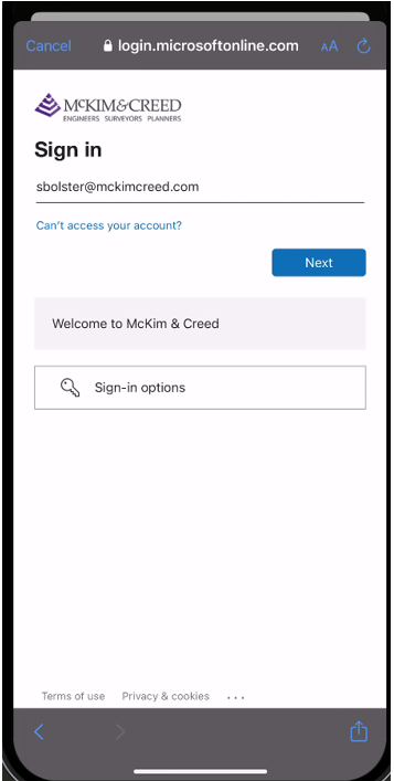 UKG Mobile Sign In – McKim & Creed Service Desk