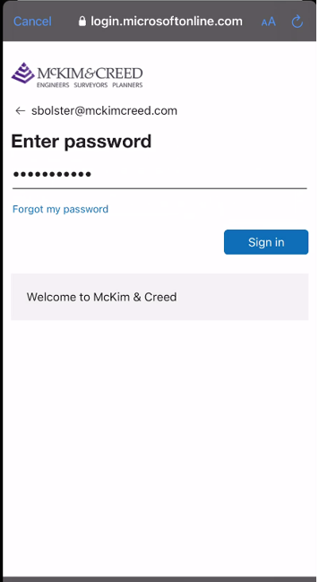 UKG Mobile Sign In – McKim & Creed Service Desk